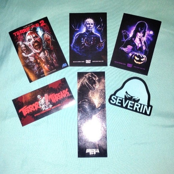Severin | Art | Nwt Horror Movie Sticker Set Terrifier 2 Elvira ...